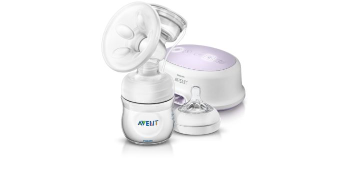 Extractor de leche materna eléct. sencillo Comfort SCF332/01 | Avent