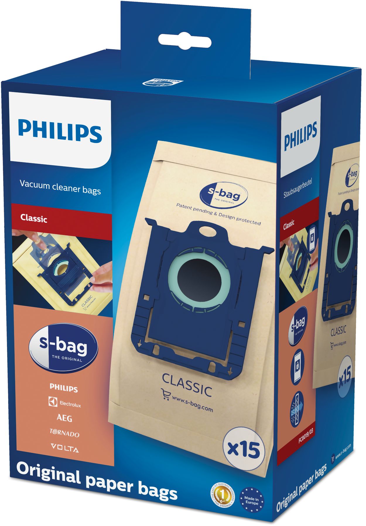 s-bag Vrećice za usisavač FC8019/03 | Philips