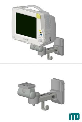 Philips - IntelliVue MP40/MP50 ITD Rigid Arm Wall Mount