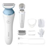 Lady Shaver Series 8000 Cordless shaver with Wet and Dry use BRL166/91 ...