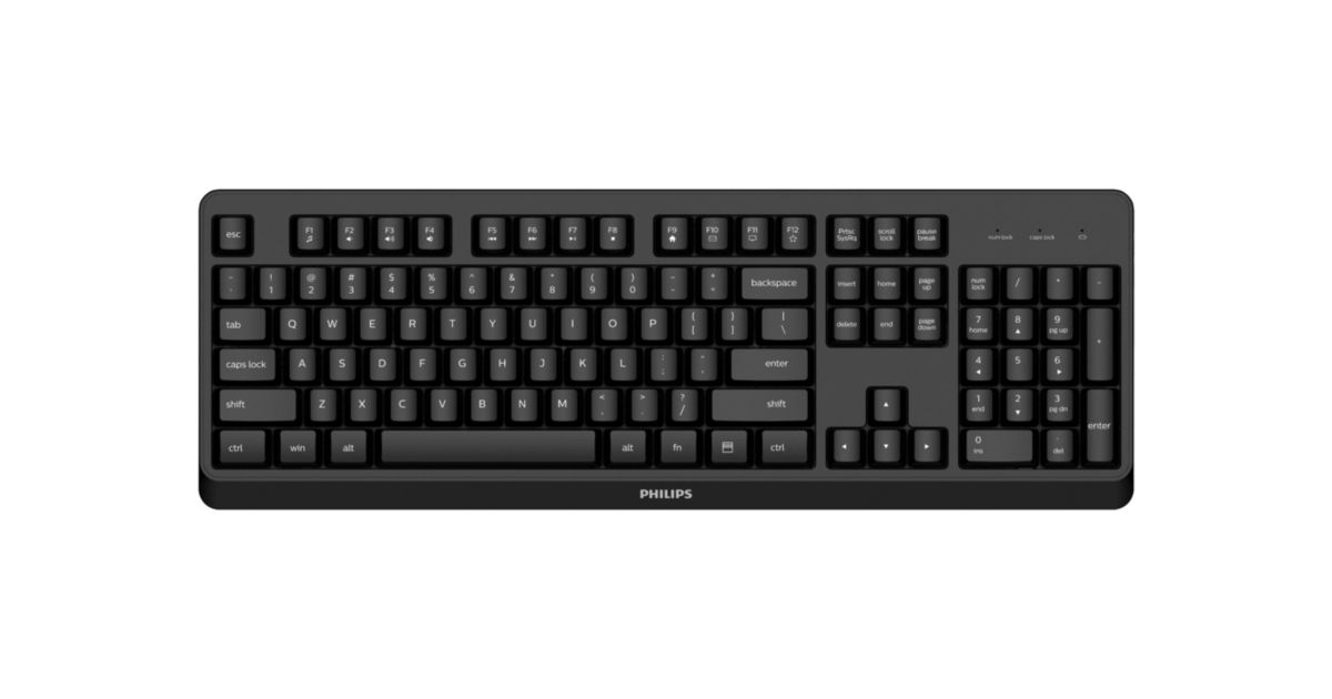3000 series Wireless keyboard SPK6307BL/00 | Philips