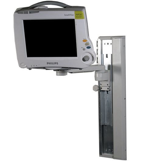 IntelliVue MP20/MP30 GCX Variable Height Wall Mount | Philips Healthcare