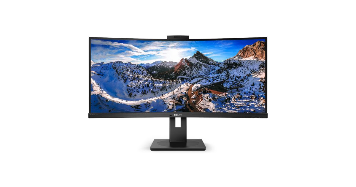 Monitor Οθόνη LCD Curved UltraWide με USB-C 346P1CRH/01 | Philips