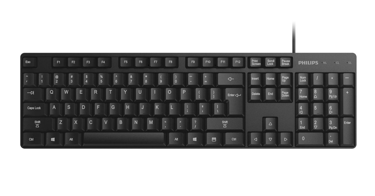 200 Series Wired keyboard SPK6254/01 | Philips
