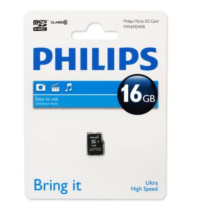 Micro SD cards FM16MD45B/97 | Philips